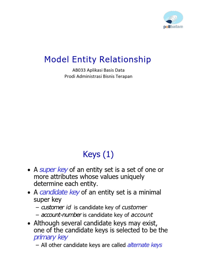 3 - ER Model | PDF