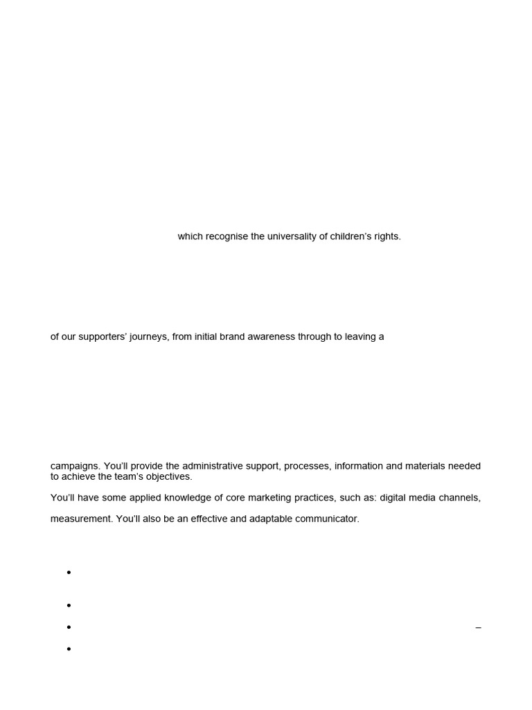 JD Marketing Executive | PDF