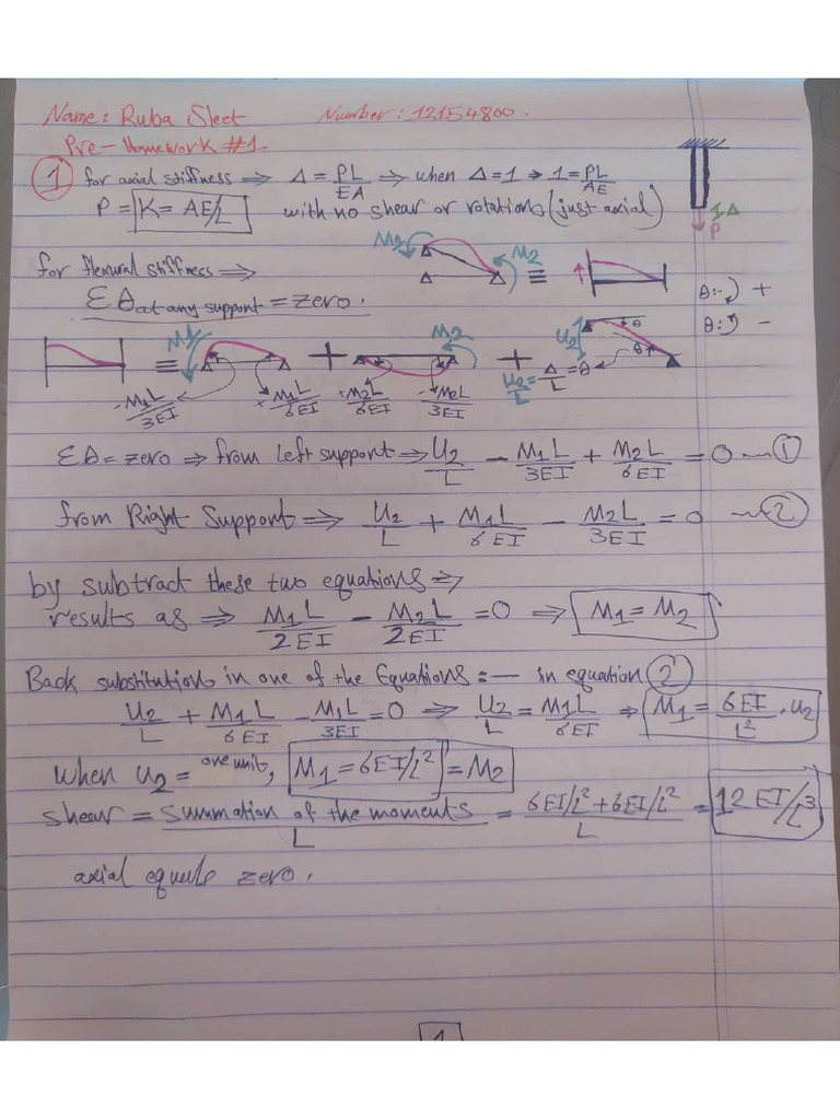 Hw1 Ruba Sleet Structural Dynamics Pdf