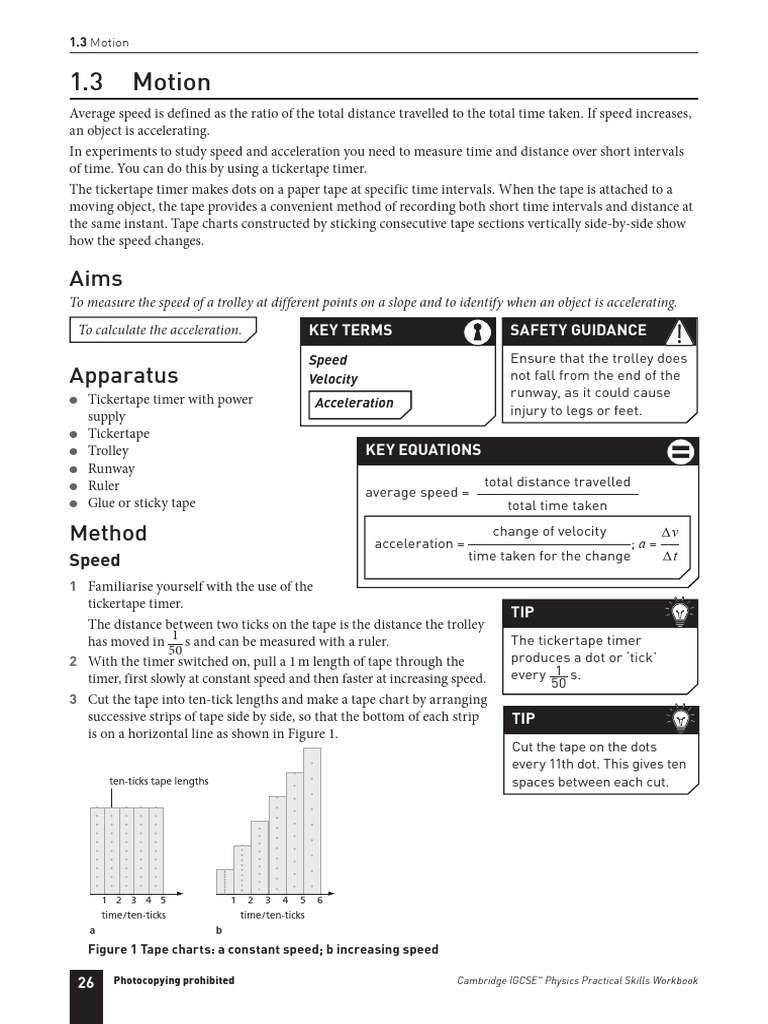 IGCSE Hodder Physics Practical Workbook-Pages-3 | PDF