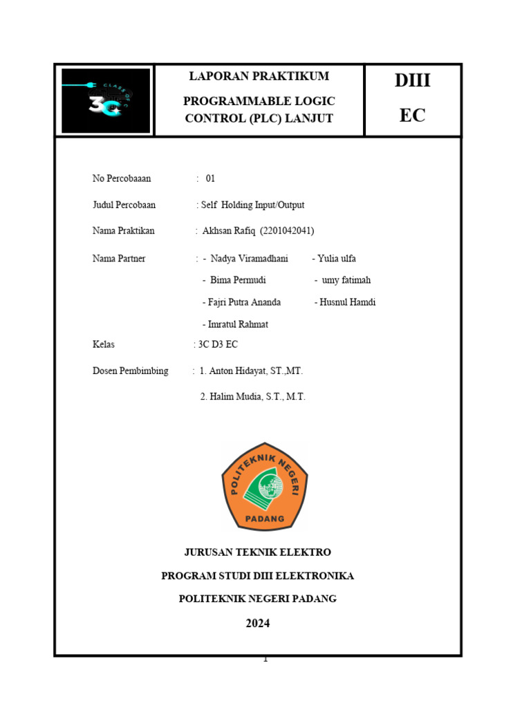 Laporan Job 01 PLC Lanjut | PDF
