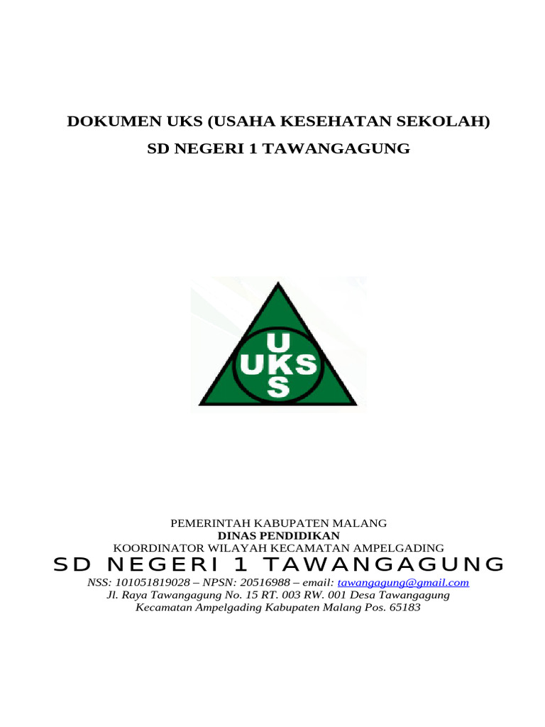 Dokumen Uks 2024 - D'sata | PDF