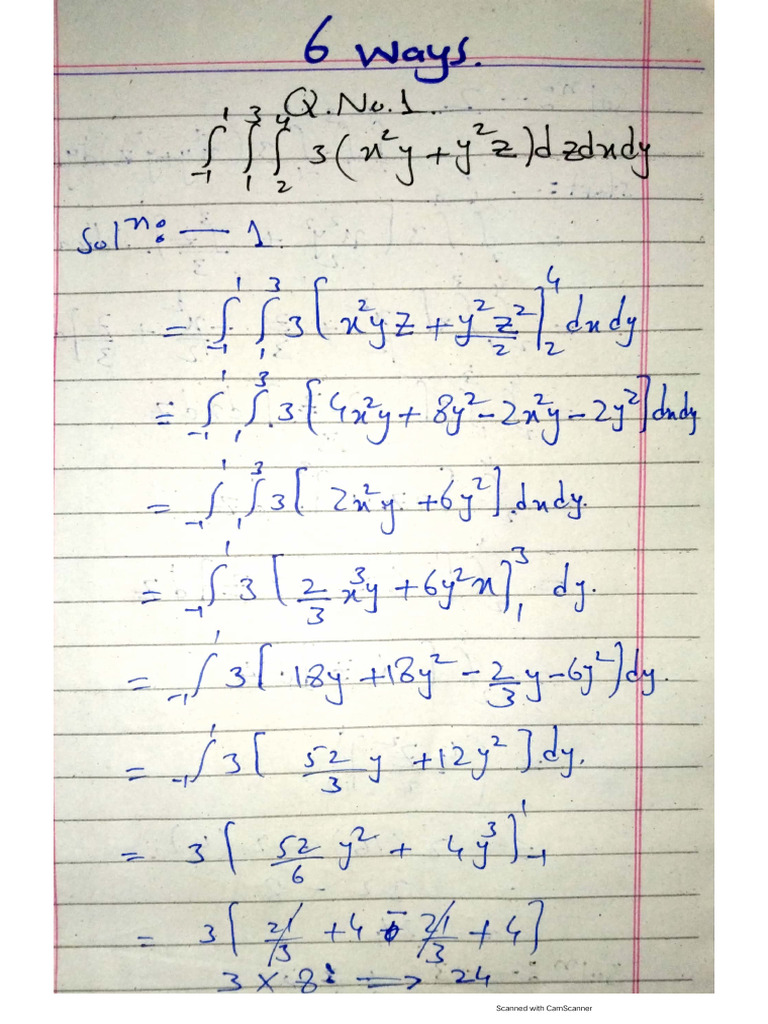 6 ways method Q.no.1 | PDF
