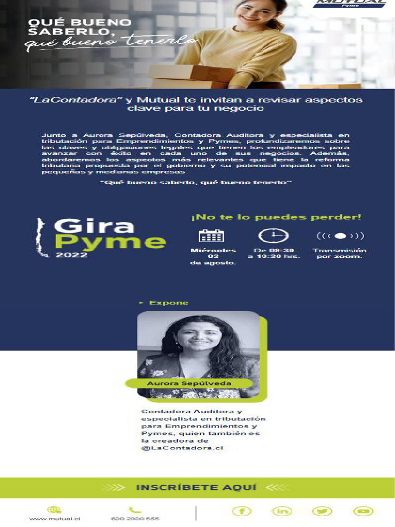 Invitacion WSP Gira Pyme Julio | PDF