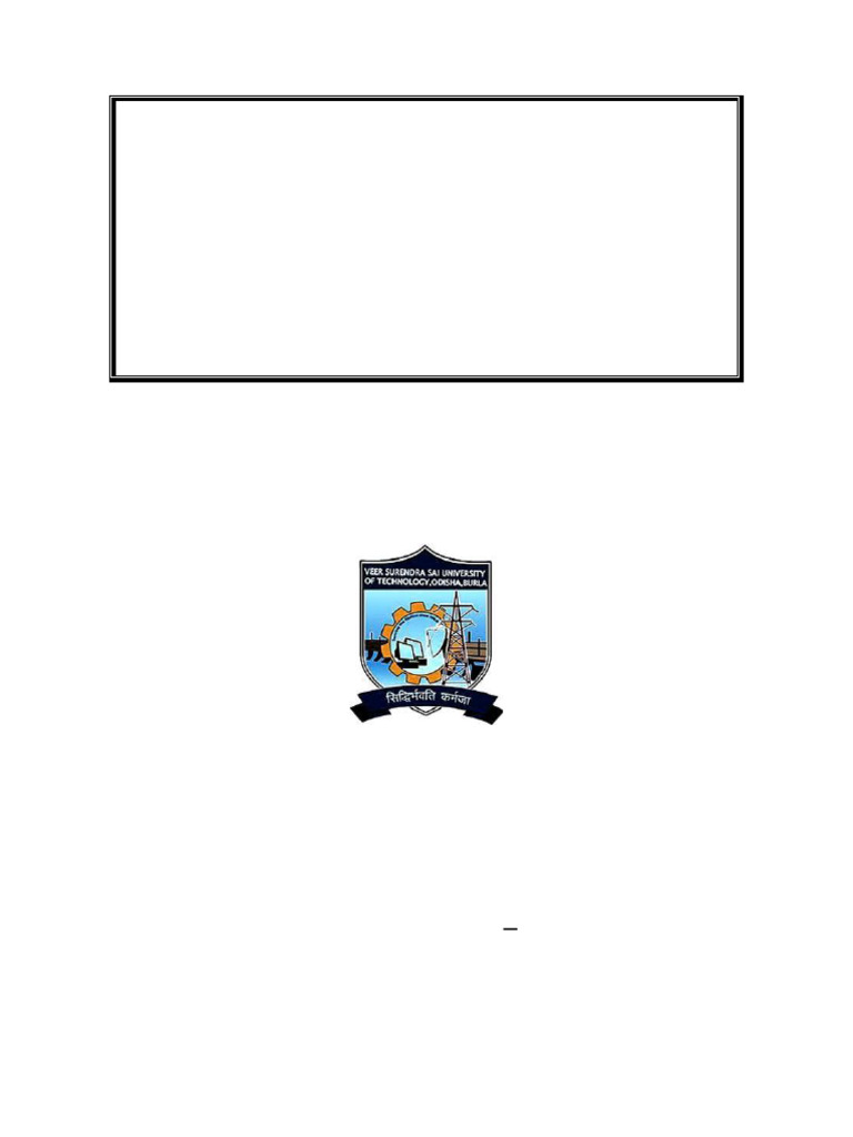 Admission Brochure Vssut | PDF