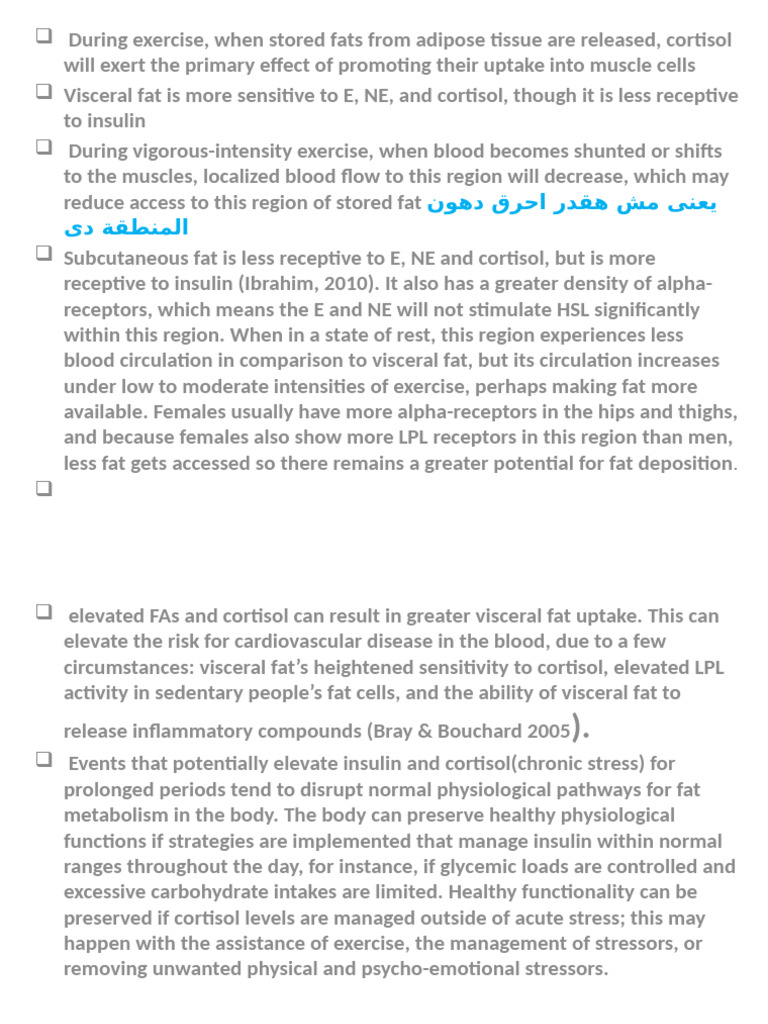 Lesson 4 Science of Fat Metabolism | PDF