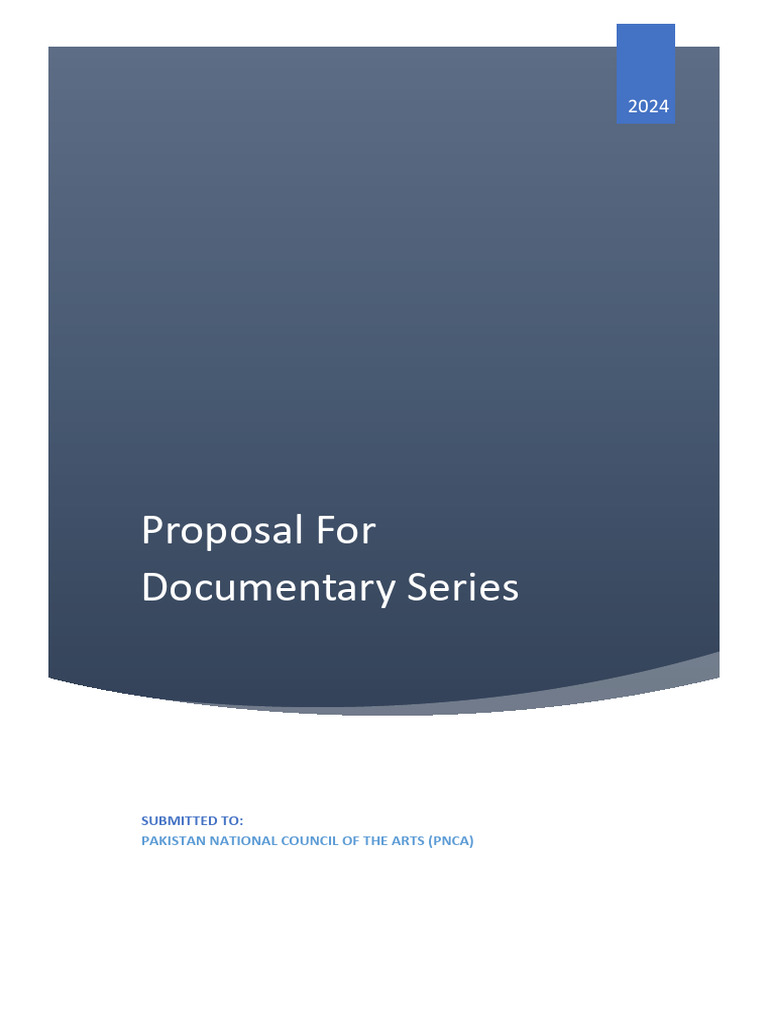 Proposal For Documentary Series | PDF