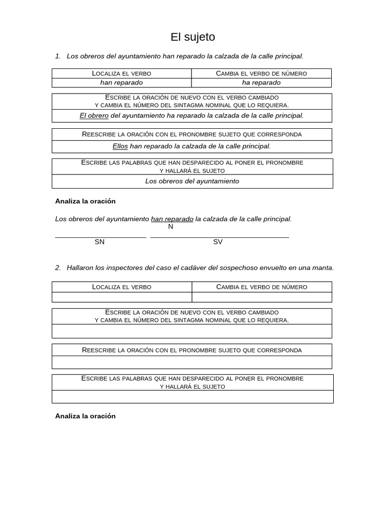 El Sujeto Localiza El Sujeto | PDF