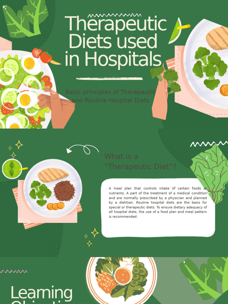 Therapeutic Diets in Hospital Setting | PDF