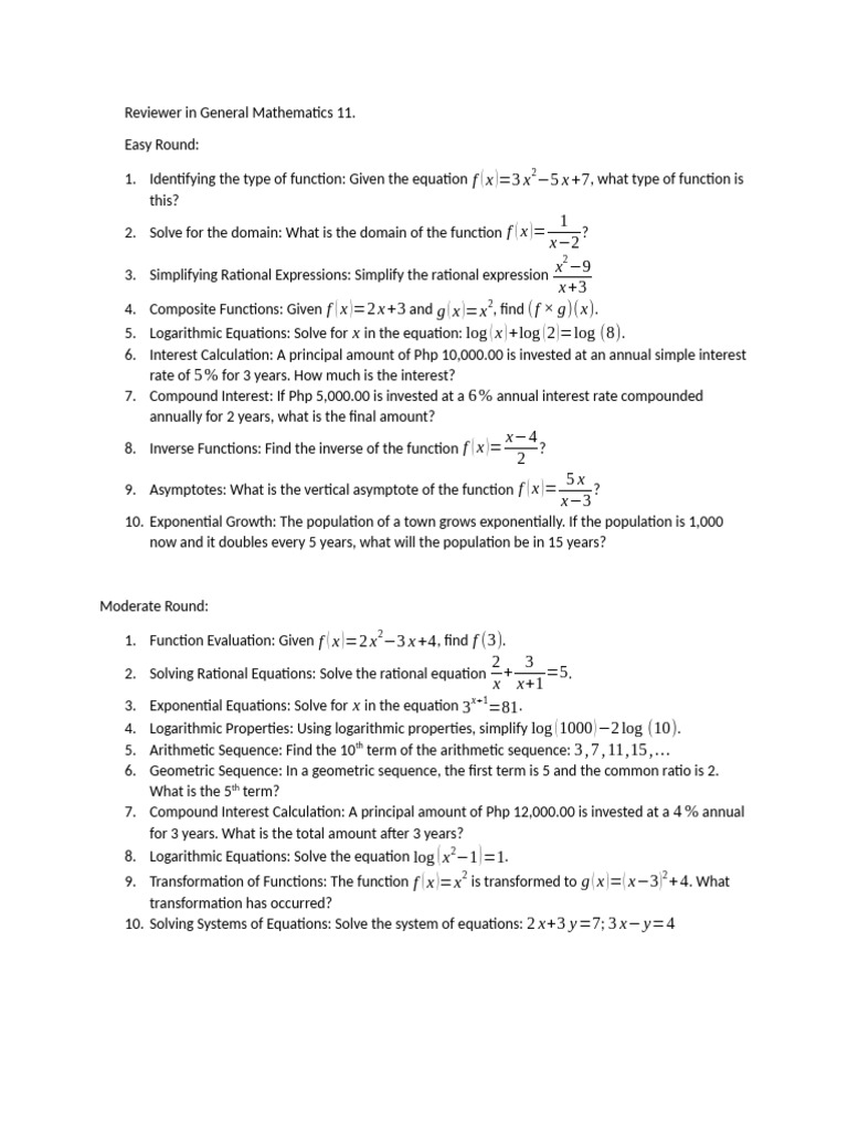 Reviewer in General Mathematics 11 015538 | PDF