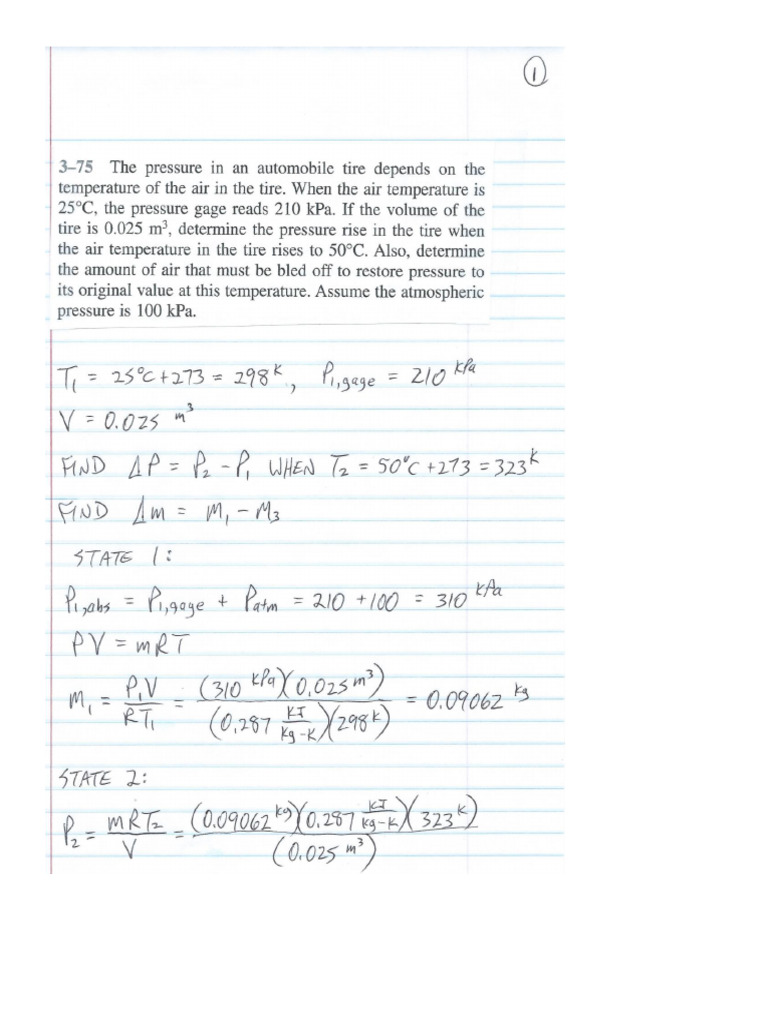 Thermo 2 Prob 0375 | PDF