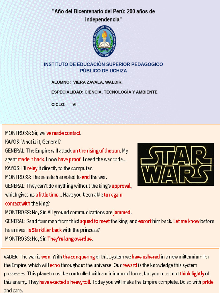 PELICULA STAR WARS | PDF