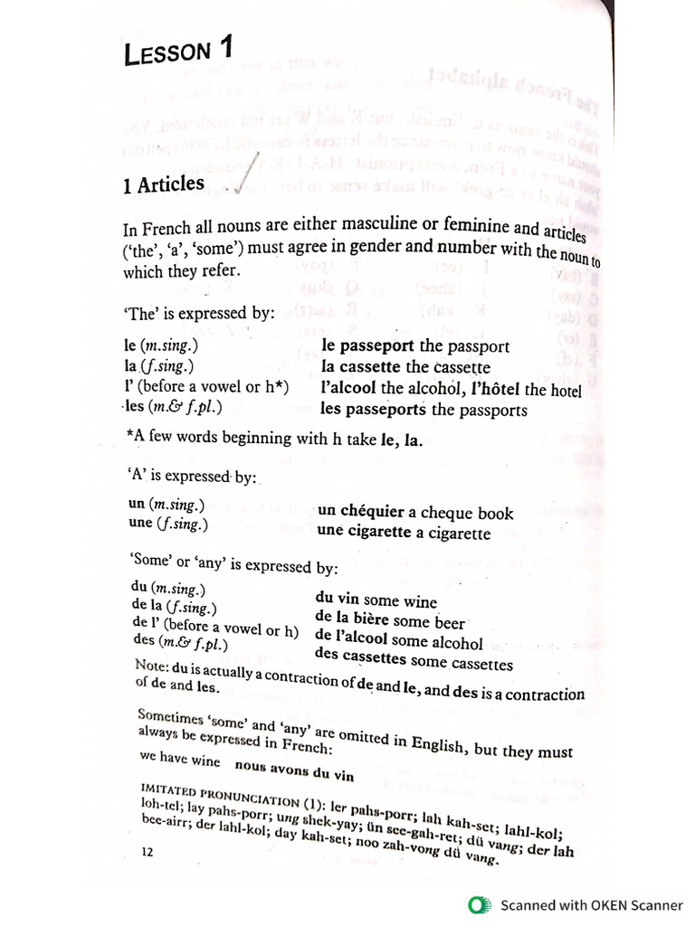 Learn French For Beginners | PDF