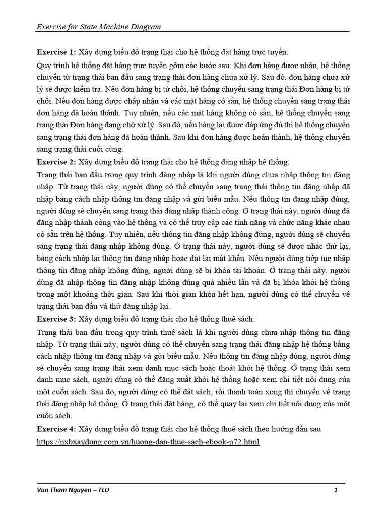 Topic 7 - State Machine Diagrams-ST | PDF