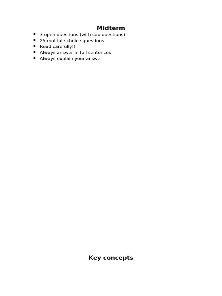 Key Concepts Midterm Intro Safety, Security | PDF