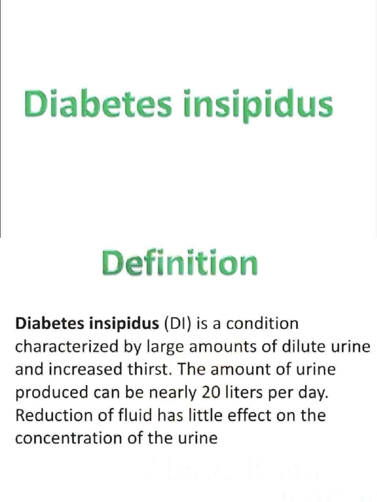 Diabetes Insipidus | PDF
