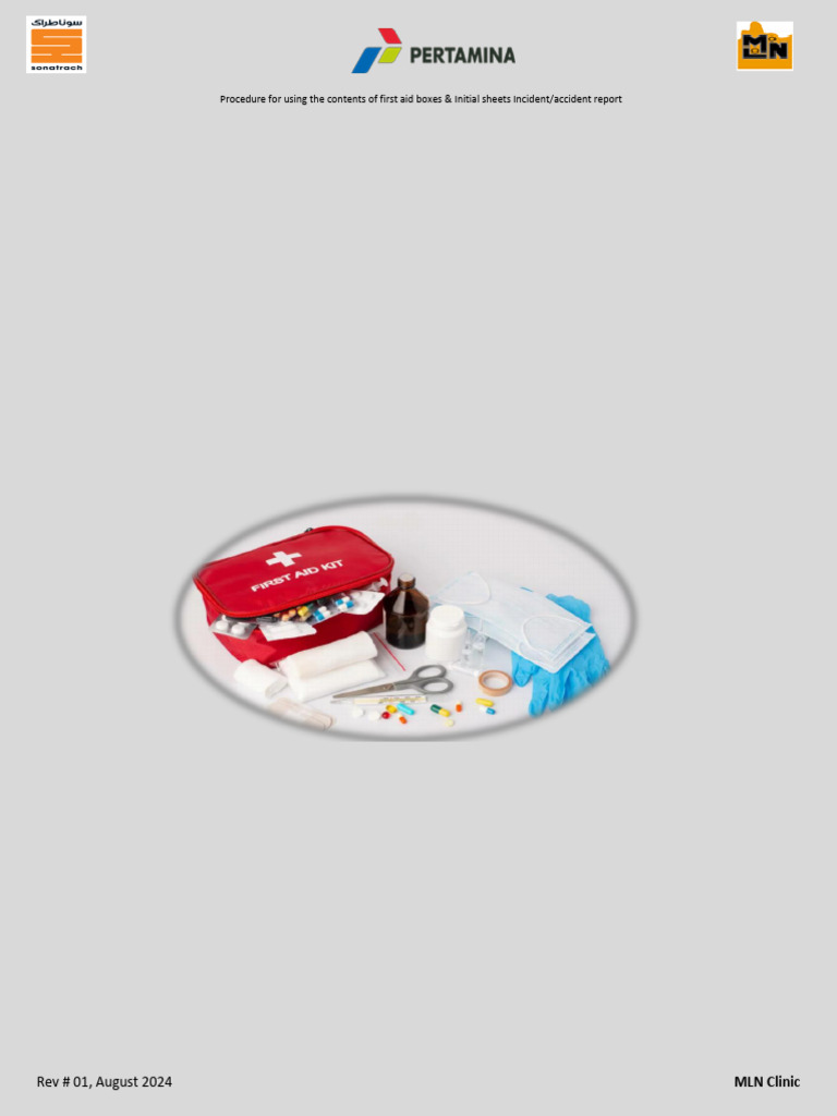 Procedure For Using The Contents of First Aid Boxes Revision 01 | PDF