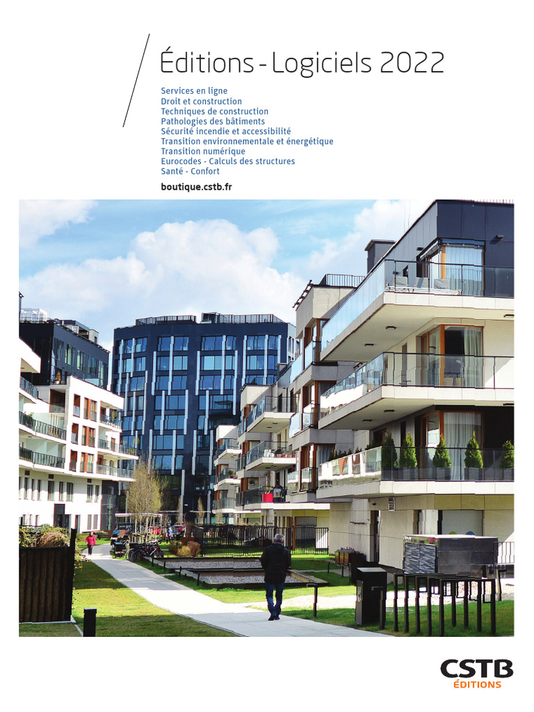 Catalogue web CSTB Editions - Logiciels 2022 | PDF