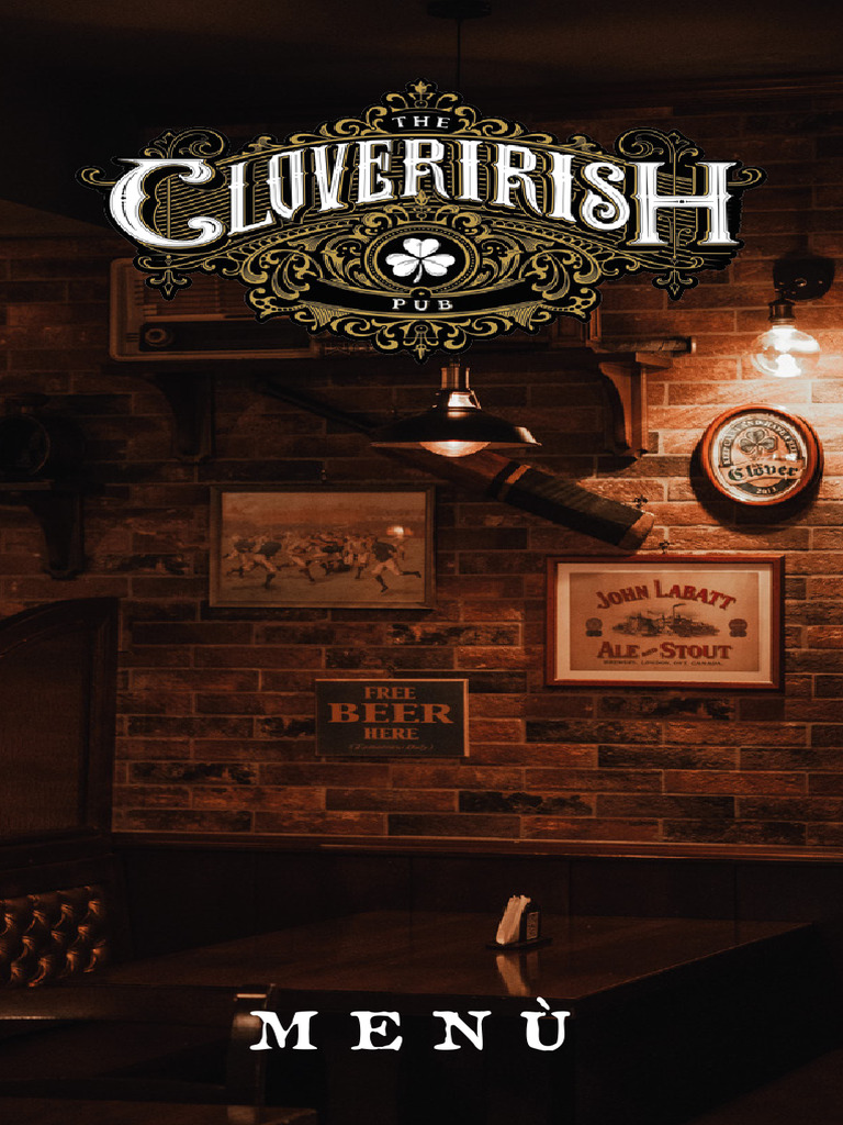 The Clover Menu | PDF