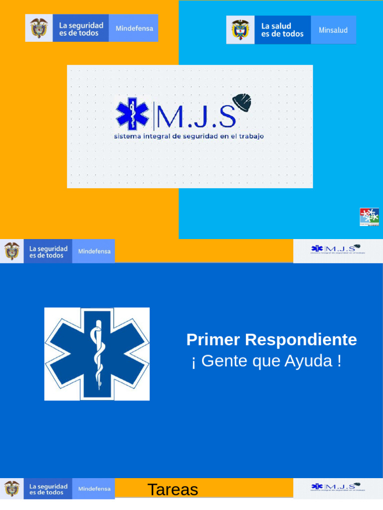 Plantilla 1 Charla Larga Primer Respondiente MJS | PDF