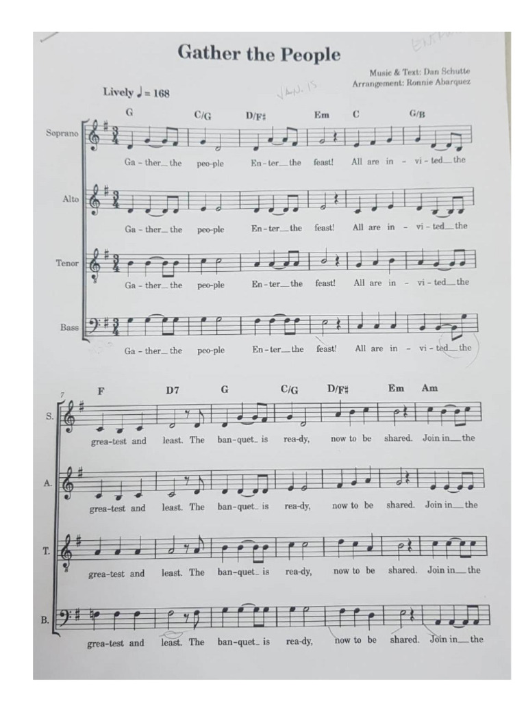 Gather-The-People-Arr-Abarquez | PDF