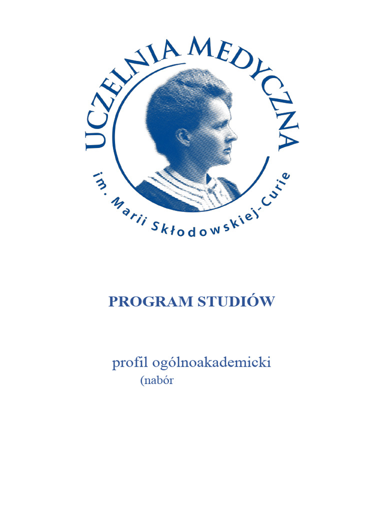 Program Studiów Dla Kierunku Lekarskiego | PDF