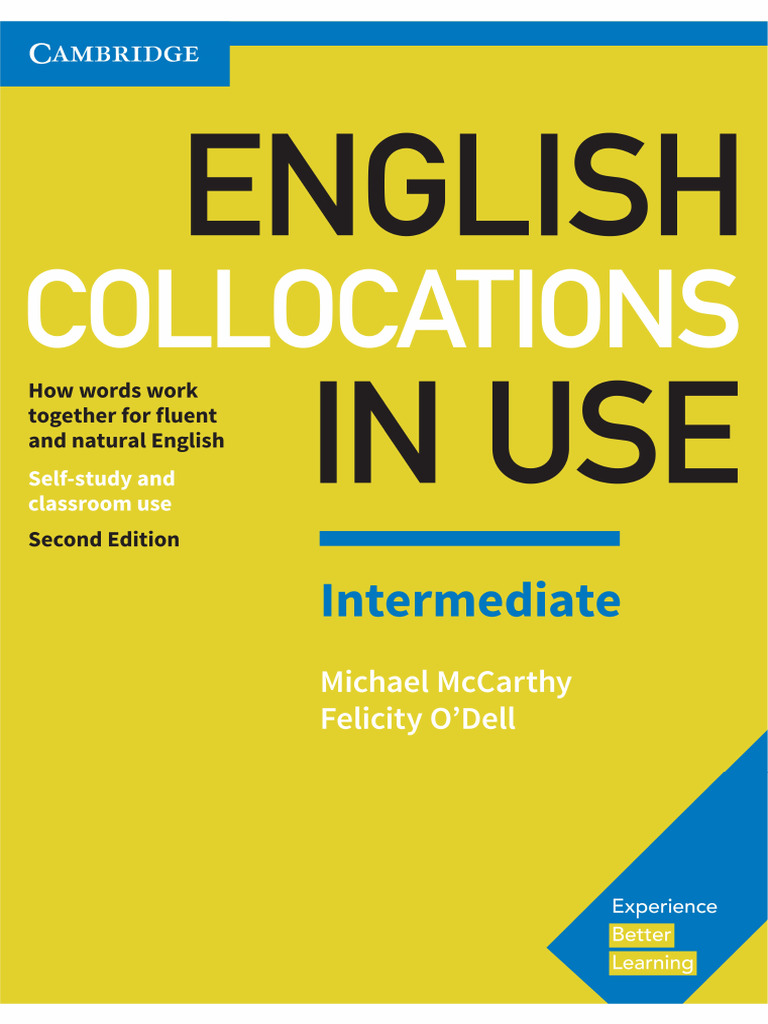 English Collocations in Use Intermediate Front Cover | PDF