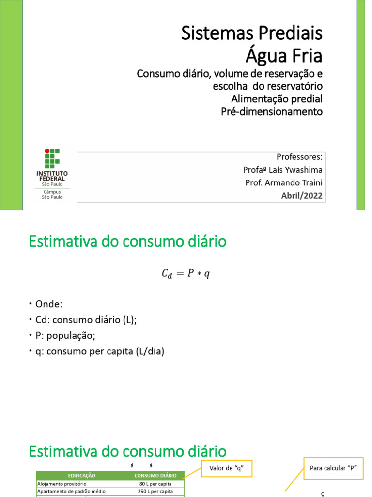 06 SPAF Pre Dimensionamento v02 | PDF