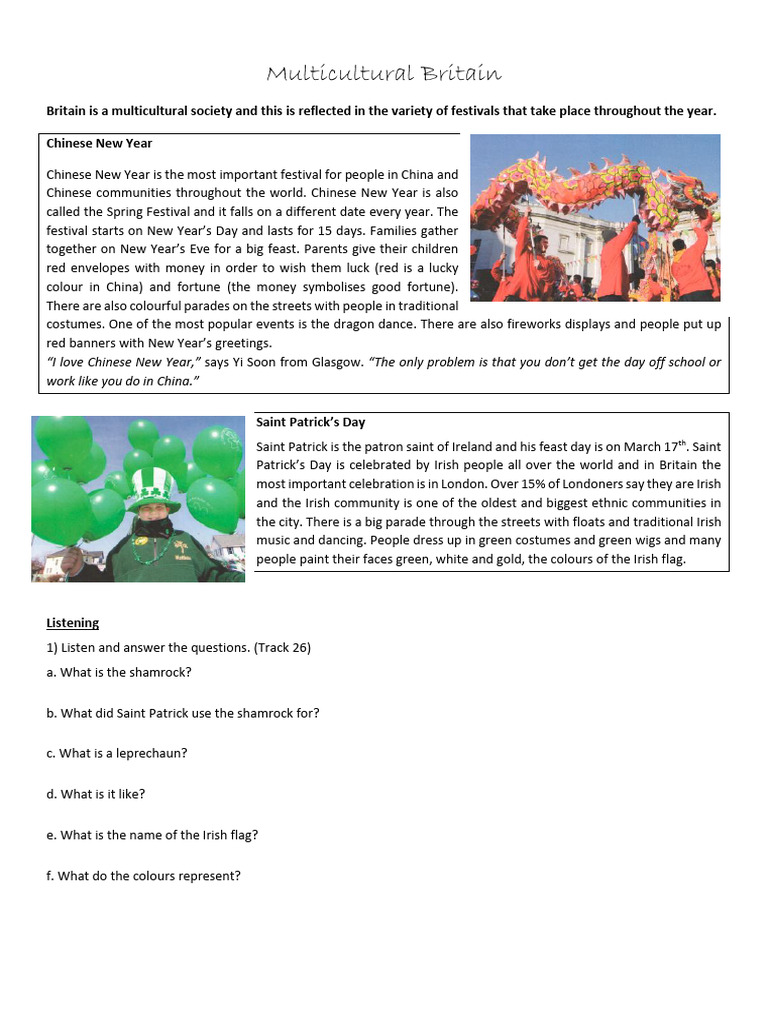 Multicultural Britain | PDF