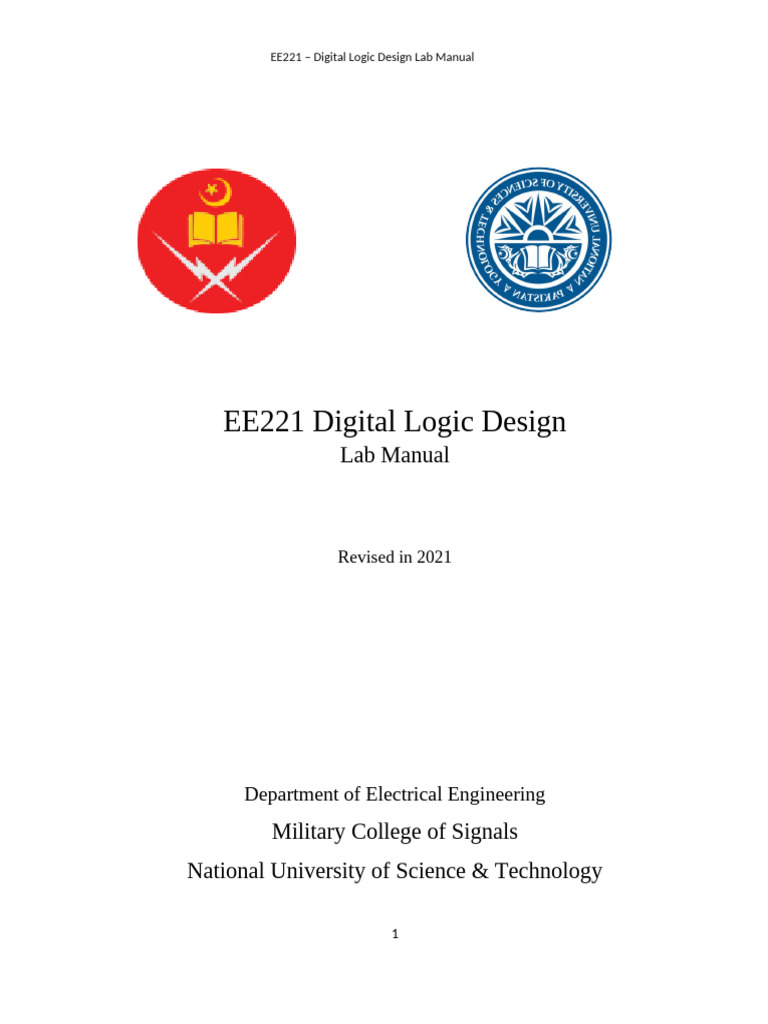 DLD Lab Manual Nust | PDF | Logic Gate | Power Supply DLD Lab Manual Nust | PDF | Logic Gate | Power Supply