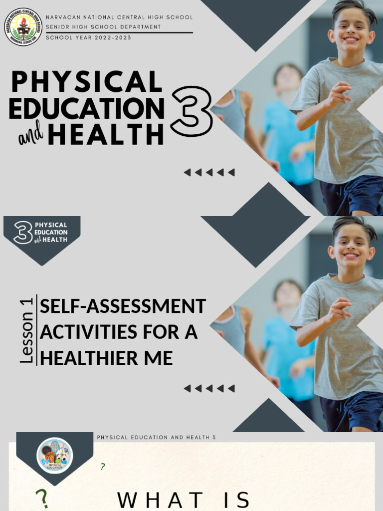 PEandHEALTH3 Lesson1 FitnessTest Edited | PDF | Physical Fitness | Self ...