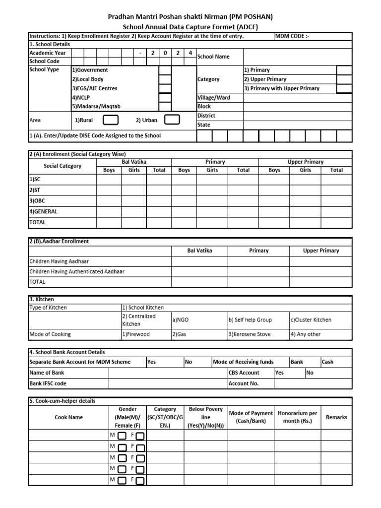 MDM Annual Format | PDF