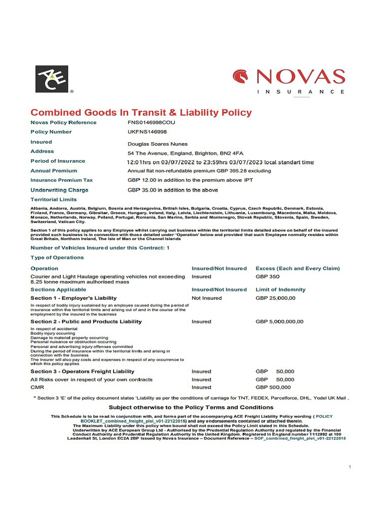 Goods in Transit | PDF