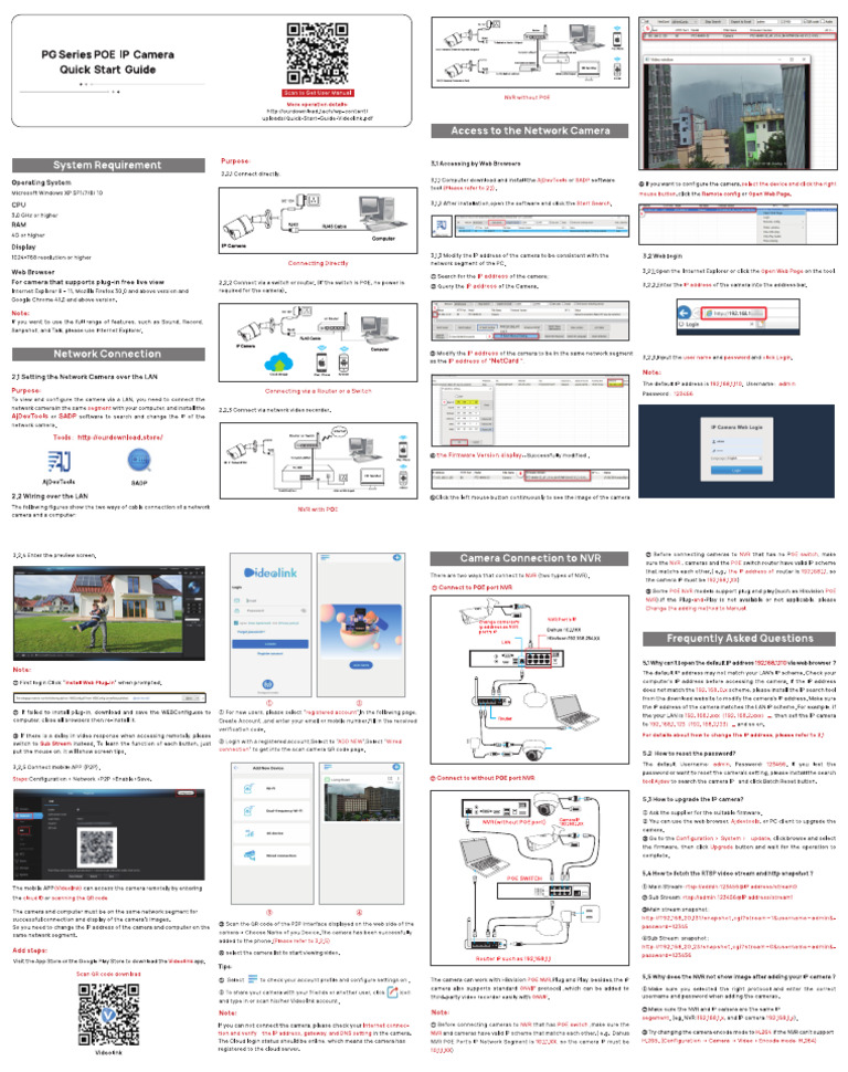 PG-Series-IP-Camera-Quick-Start-Guide | PDF