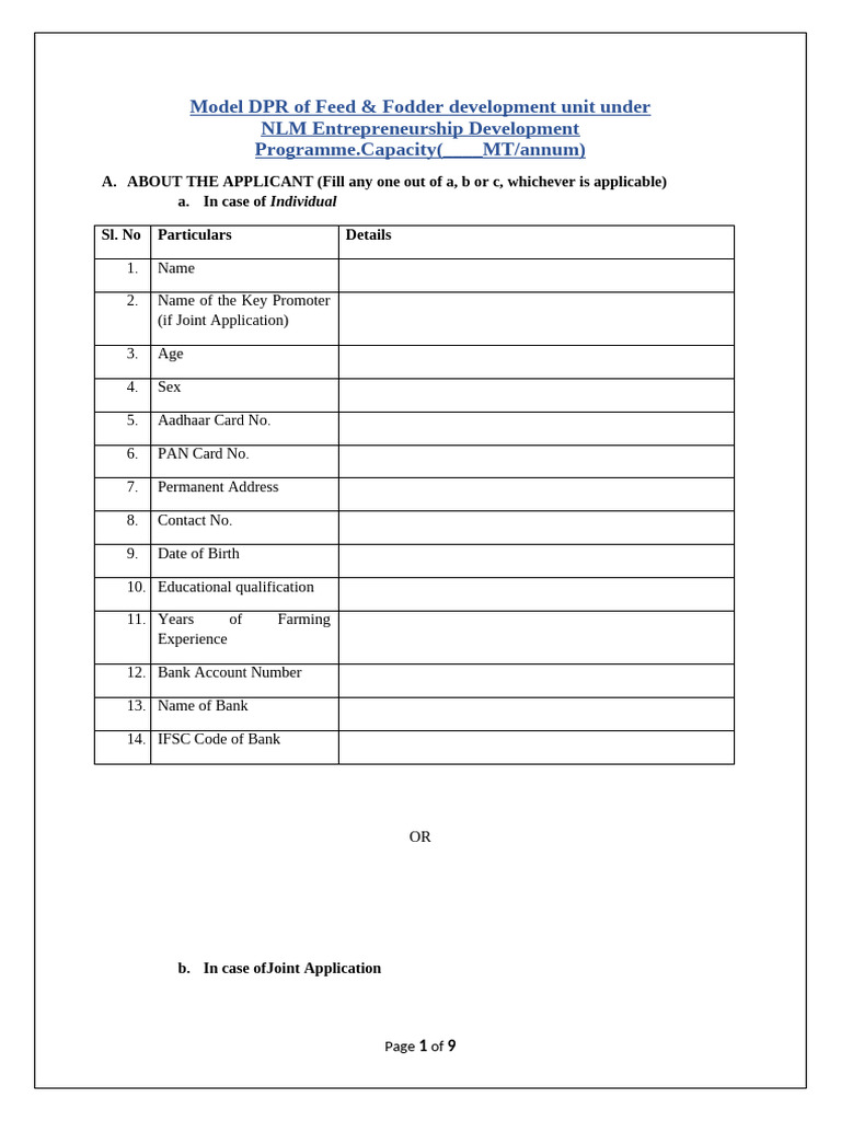 DPR of Feed Fodder | PDF | Expense | Warehouse