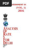 CPWD Delhi Analysis of Rates 2023 Vol. I | PDF | Concrete | Civil ...