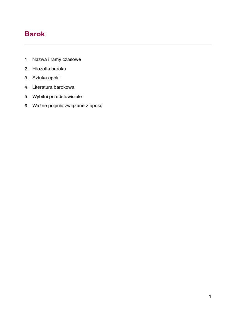 Barok | PDF
