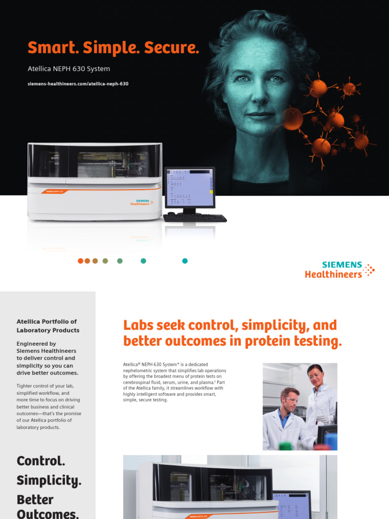 Atellica NEPH 630 System Brochure - QR700004516 - FINAL | PDF | Assay ...