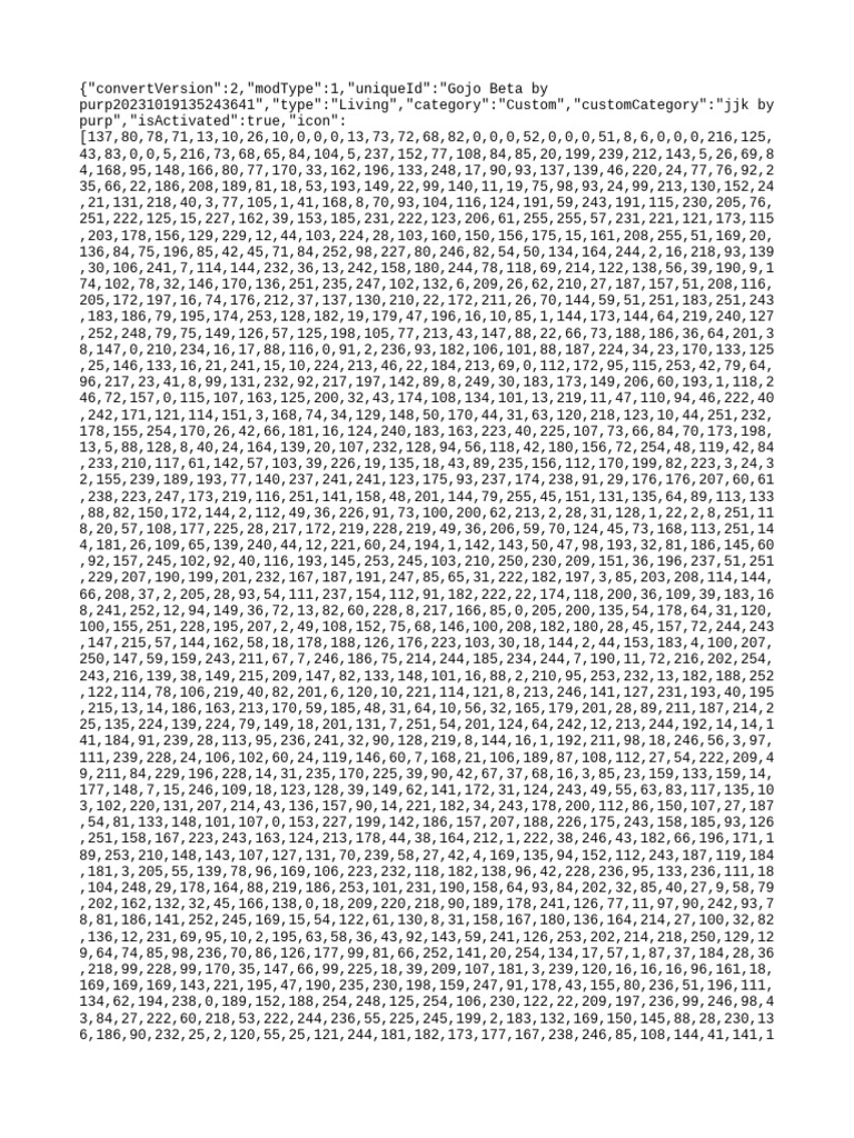 Gojo Beta by Purp | PDF