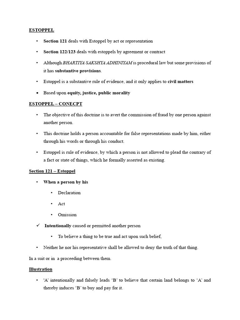 Estoppel | PDF