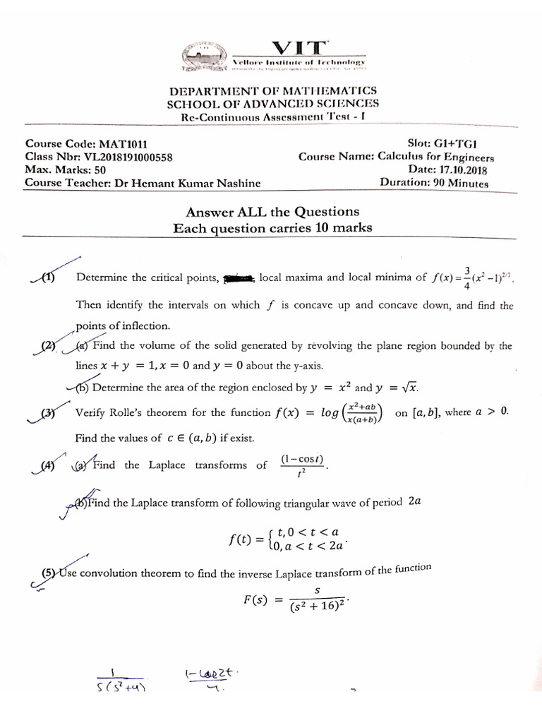 Calculus for Engineers | PDF