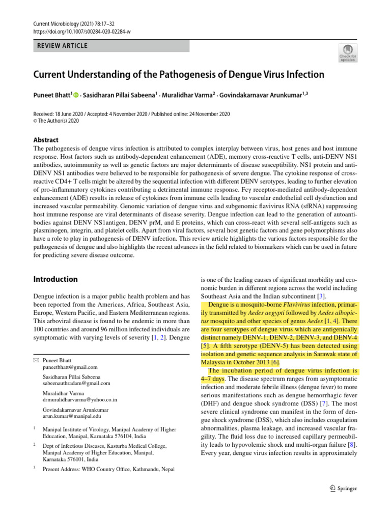 Materi Presentasi DHF 1 | PDF