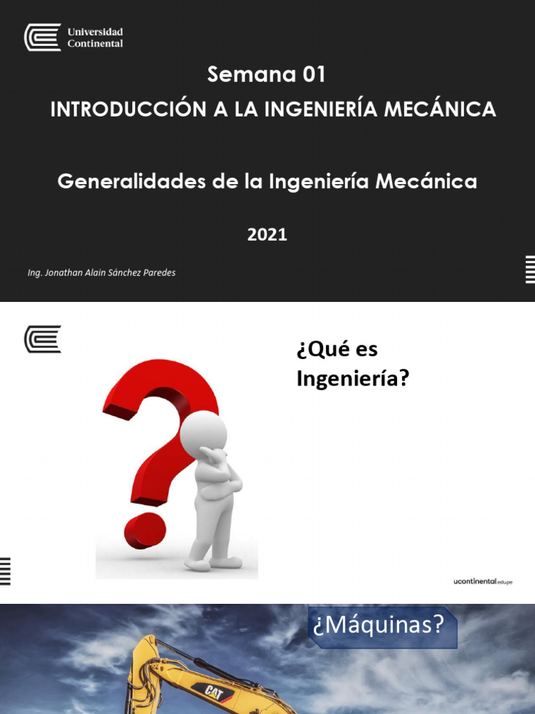 AQP - Semana 01 - Intro - Generalidades de La Ingenieria | PDF