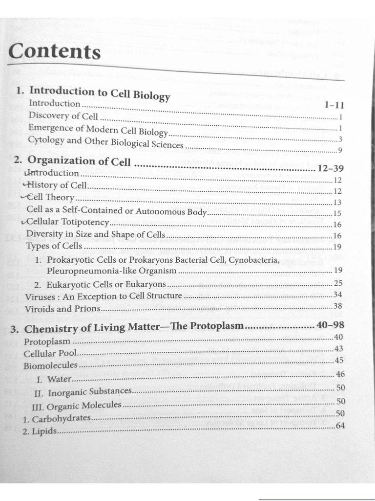Cell Biology | PDF