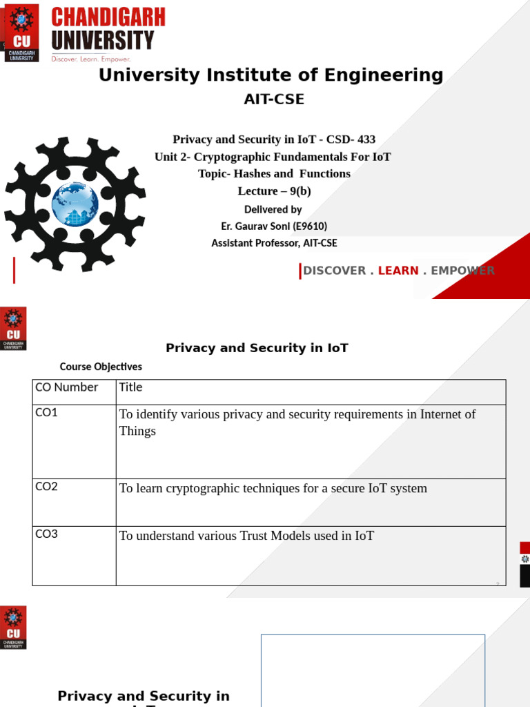 Psi Lect Hashes 2 PPT | PDF | Password | Cryptography