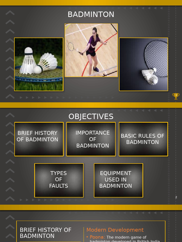 Badminton Ppt | PDF