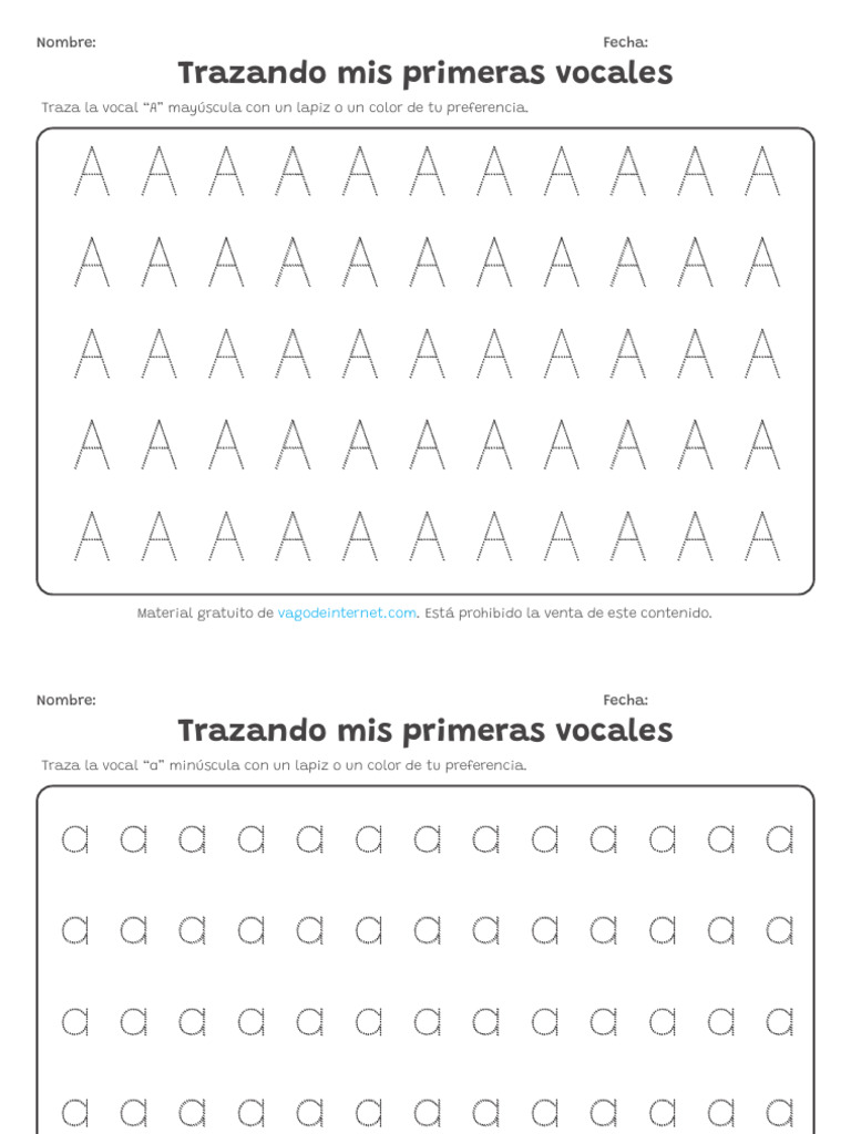 7 Trazando Mis Primeras Vocales Pdf