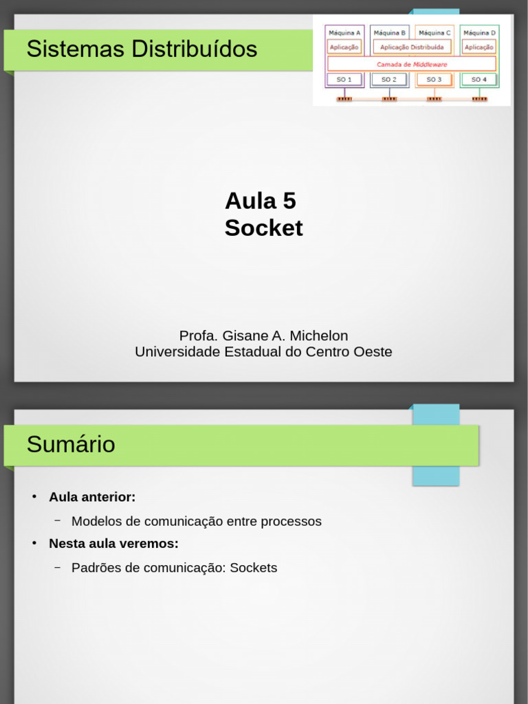 Aula5 Socket | PDF