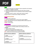 Grade 7 - Literature study guide | PDF | Poetry | Narrative