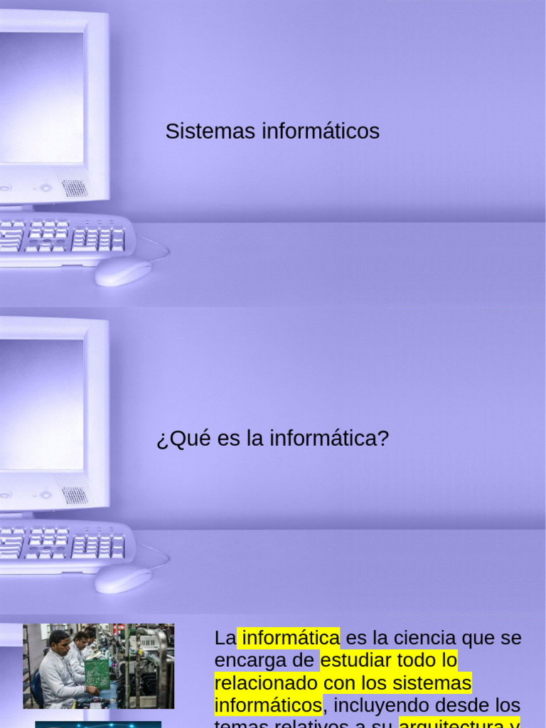 Sistemas Informaticos | PDF